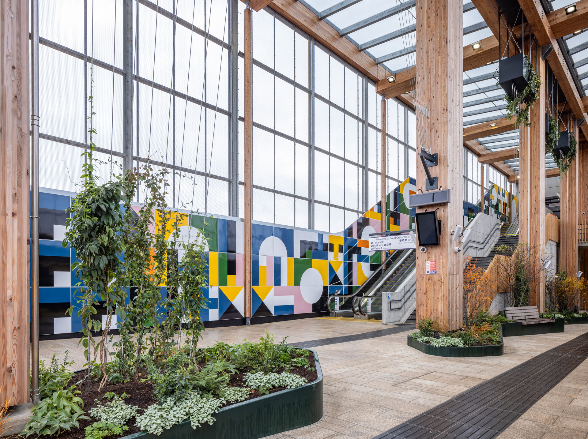 shedkm • the arbour at brent cross town west station opens